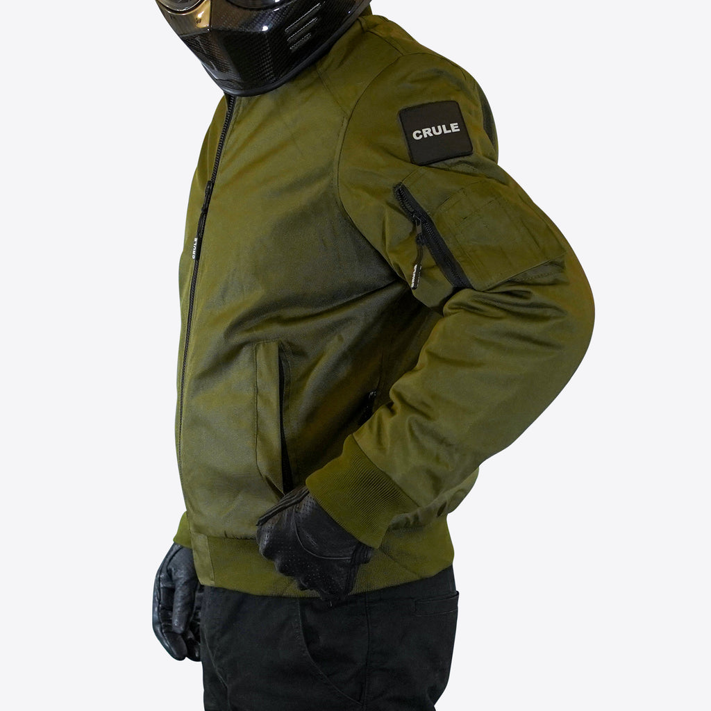 Stealth Bomber Jacket - Armoured Single Layer AA Jacket - Khaki